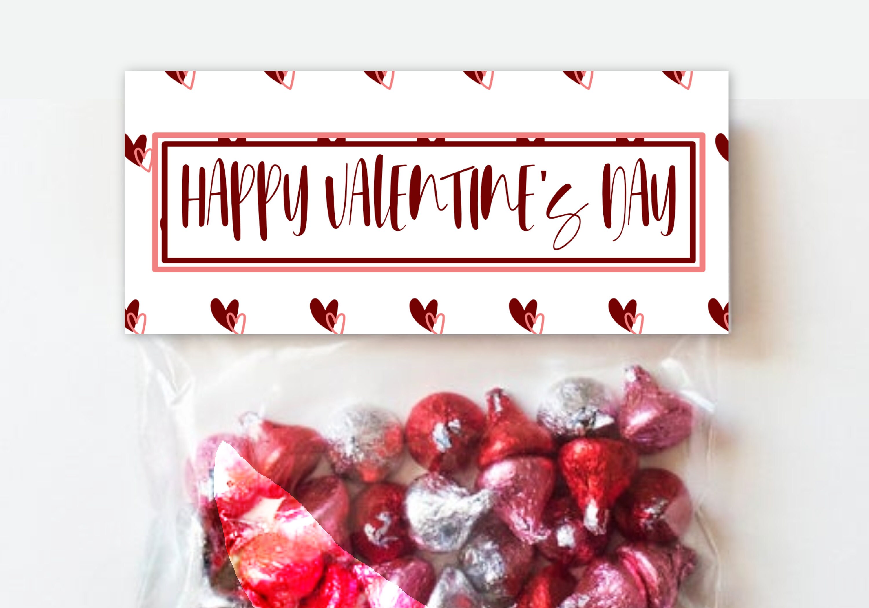 Happy Valentine's Day Treat Bag Toppers Galentine's - Etsy