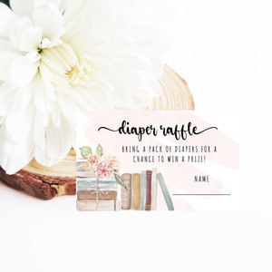 Editable Storybook Baby Shower Invitation Set PRINTABLE Book Pink ...