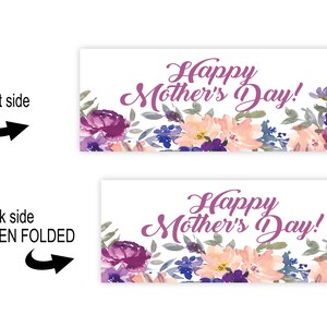Mother's Day Treat Bag Topper, PRINTABLE, Classroom Favor Bag, Goody ...