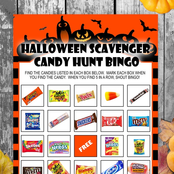 Scary Scavenger Hunt - Etsy