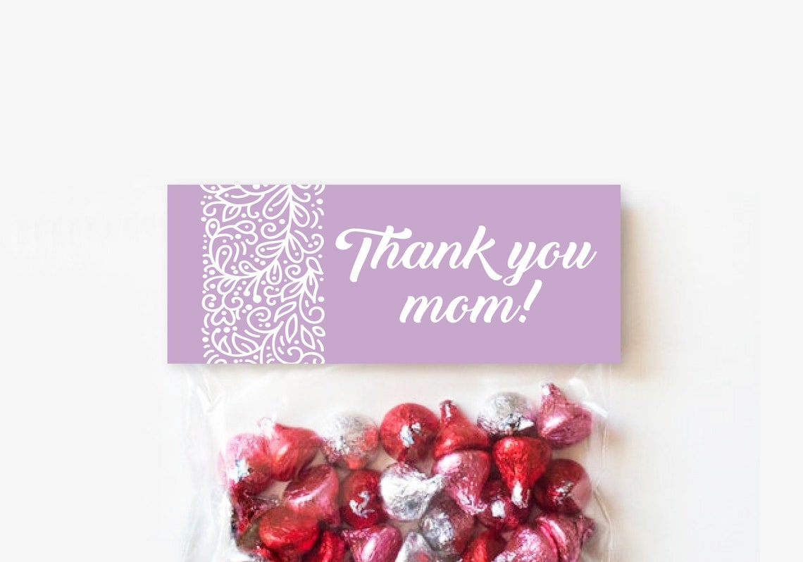 Mother's Day Treat Bag Topper PRINTABLE Classroom Favor | Etsy