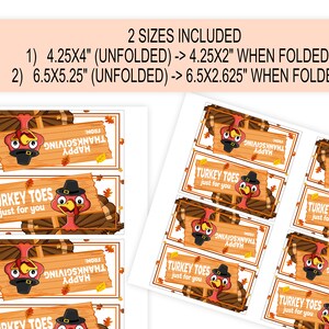 Turkey Happy Thanksgiving Day Treat Bag Topper Favor Bag Topper Goody ...