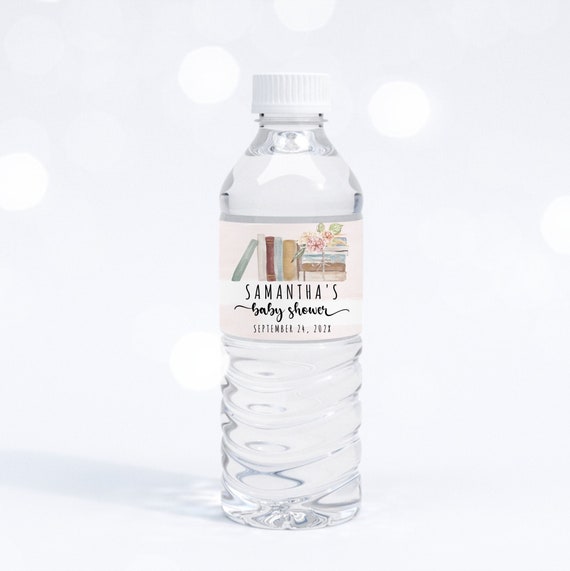 Editable Storybook Water Bottle Label Pink Storybook Water | Etsy