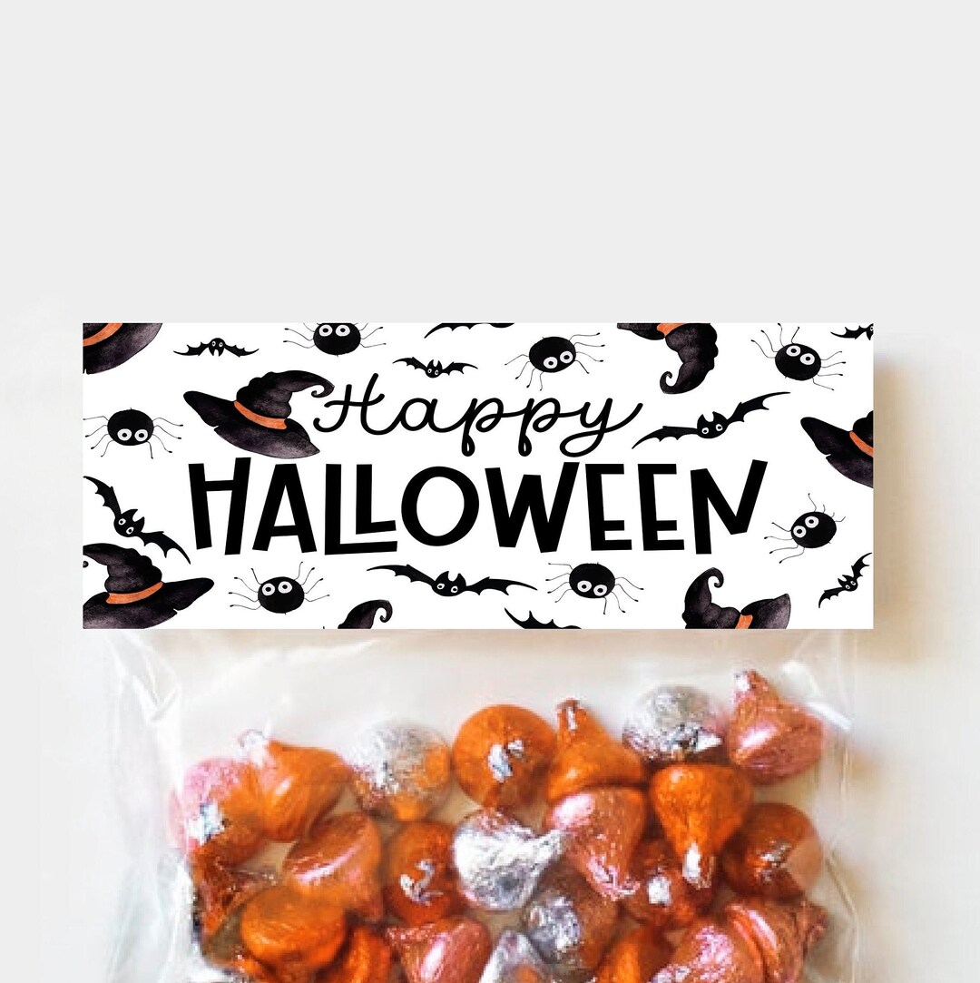 Halloween Treat Bag Topper: Witch Hat Design (printable Digital ...