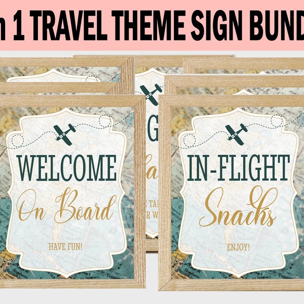 Travel Theme Party - Etsy