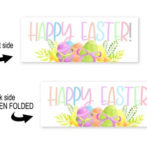 Easter Day Treat Bag Topper,classroom Favor Bag,goody Bag Topper,kid's ...