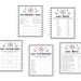 Nautical Baby Shower Game Bundle Blue Nautical Shower Games Navy Blue ...