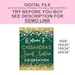 Editable Gold Green Welcome Sign Birthday Party Gold Glitter Welcome ...