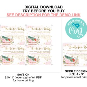 Editable Winter Baby Shower Invitation Set It's Cold Outside Invitation ...