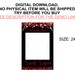 Editable Red Black Photo Booth Frame Sweet Sixteen Red Glitter Black ...