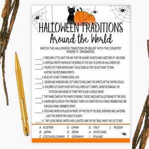 Halloween Traditions Around the World, Halloween Party Game, Halloween ...