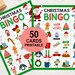 Christmas Bingo Game PRINTABLE Christmas Games for Kids and Adults ...