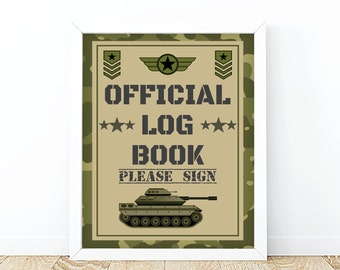 Military Log Book - Etsy