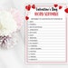 Valentine's Day Word Scramble Game, Printable, Valentine's Day Game ...
