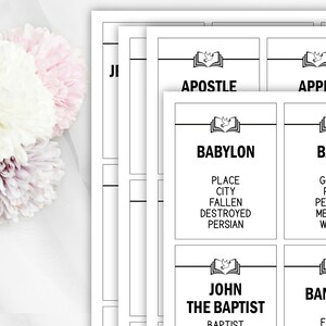 Biblical Taboo Card Game, Group Game ,family, Printable, Bible Taboo ...