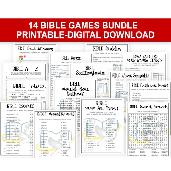 Bible Games - Etsy