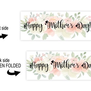 Happy Mother's Day Treat Bag Topper, Classroom Favor Bag, Goody Bag ...