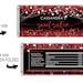 Editable Red Black Candy Bar Wrapper Label Sweet Sixteen Red Glitter ...