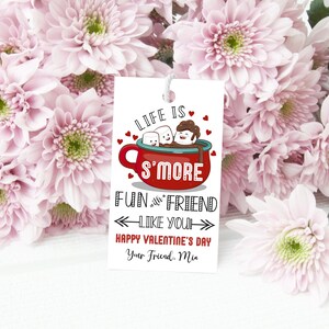 Editable Smores Fun Valentine Day Candy Gift Tag Printable - Etsy