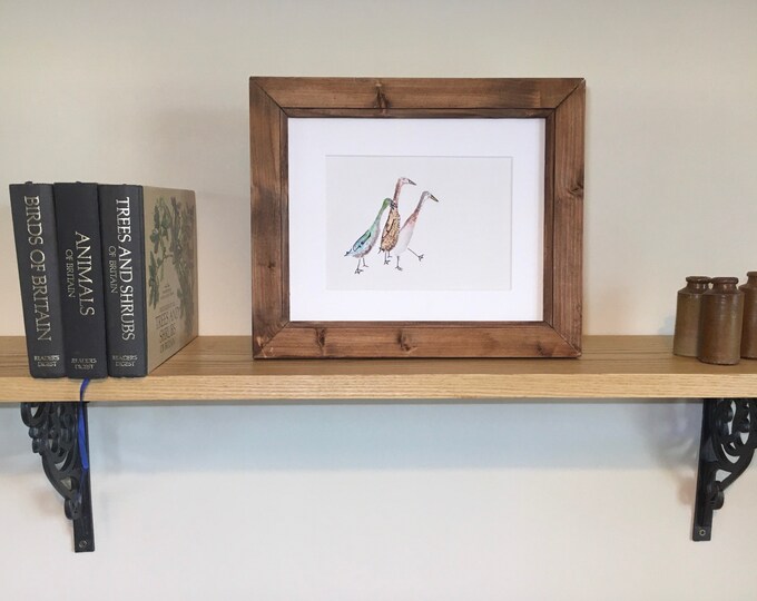 Indecisive Runner Ducks Watercolour Illustration - Etsy