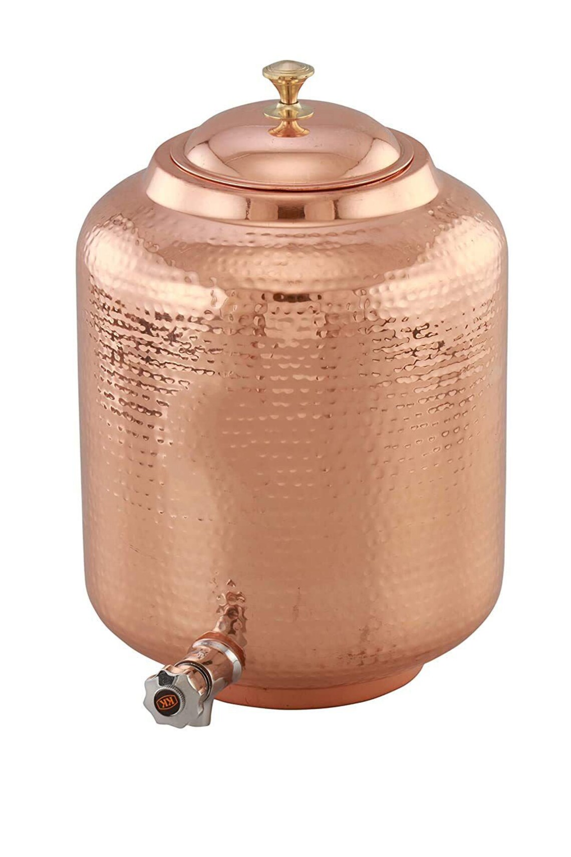 Coppa House Hammered Copper Water Dispenser matka Container Pot With ...