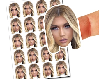 Custom Stickers 37mm Circle Business/company Name Round Labels - Etsy