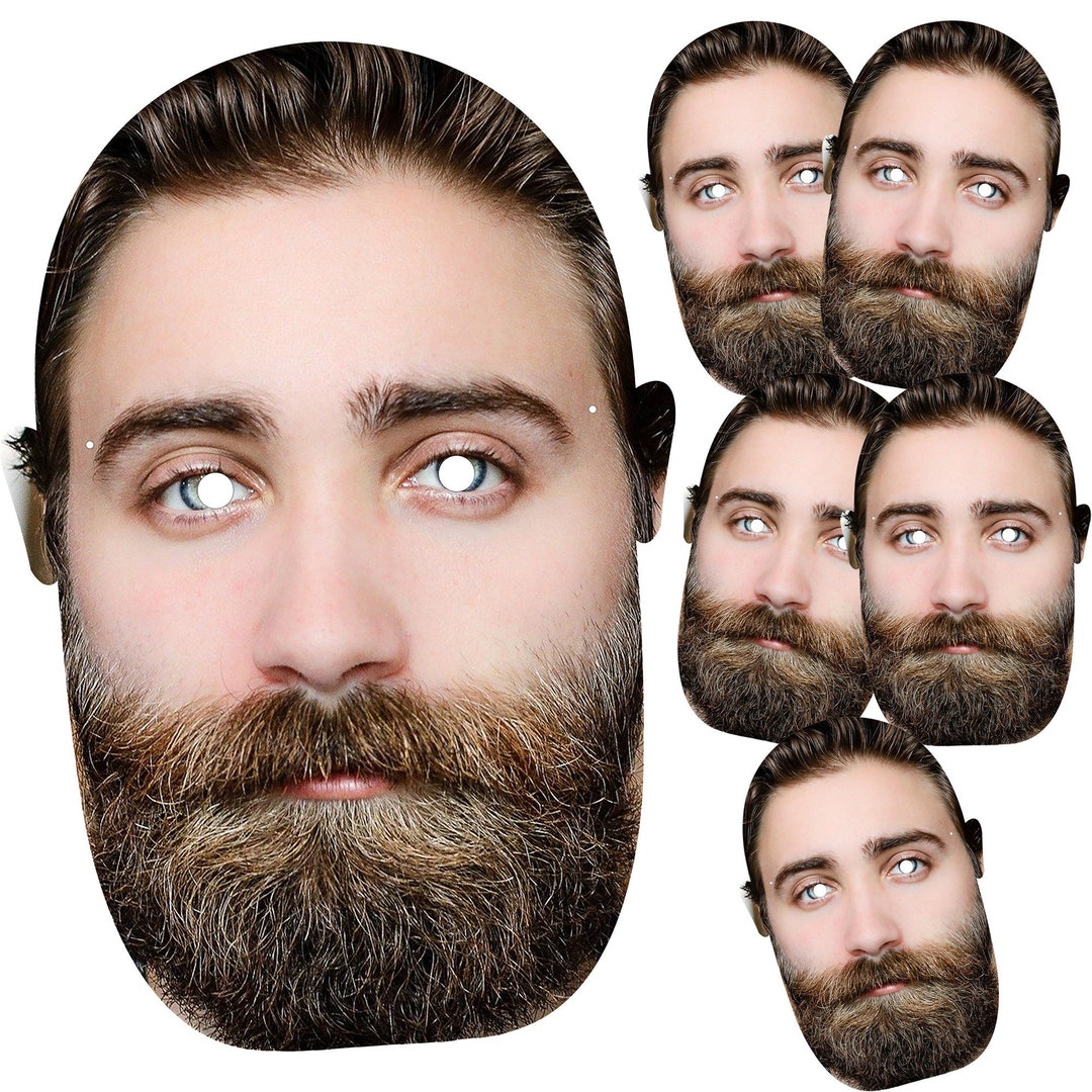 Personalised Photo Face Masks, CUTOUT Party Accessory Stag Dos, Hen ...