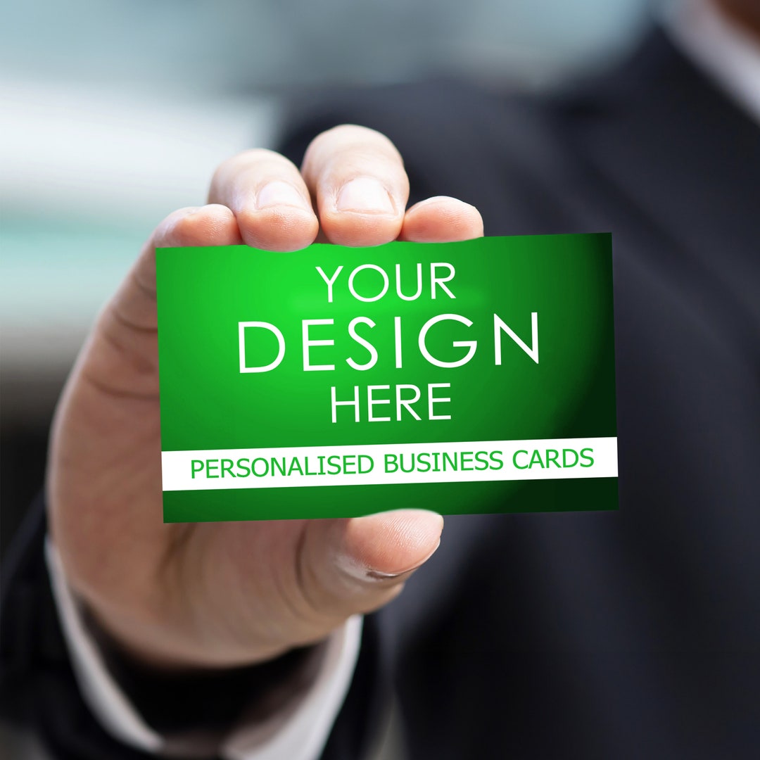 Personalised Business Cards, Own Logo, Business Card, Thank You ...