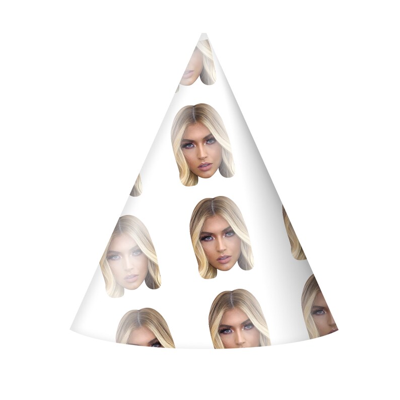 Personalised Party Hats Your Face on A Hat CUTOUT Ready - Etsy UK