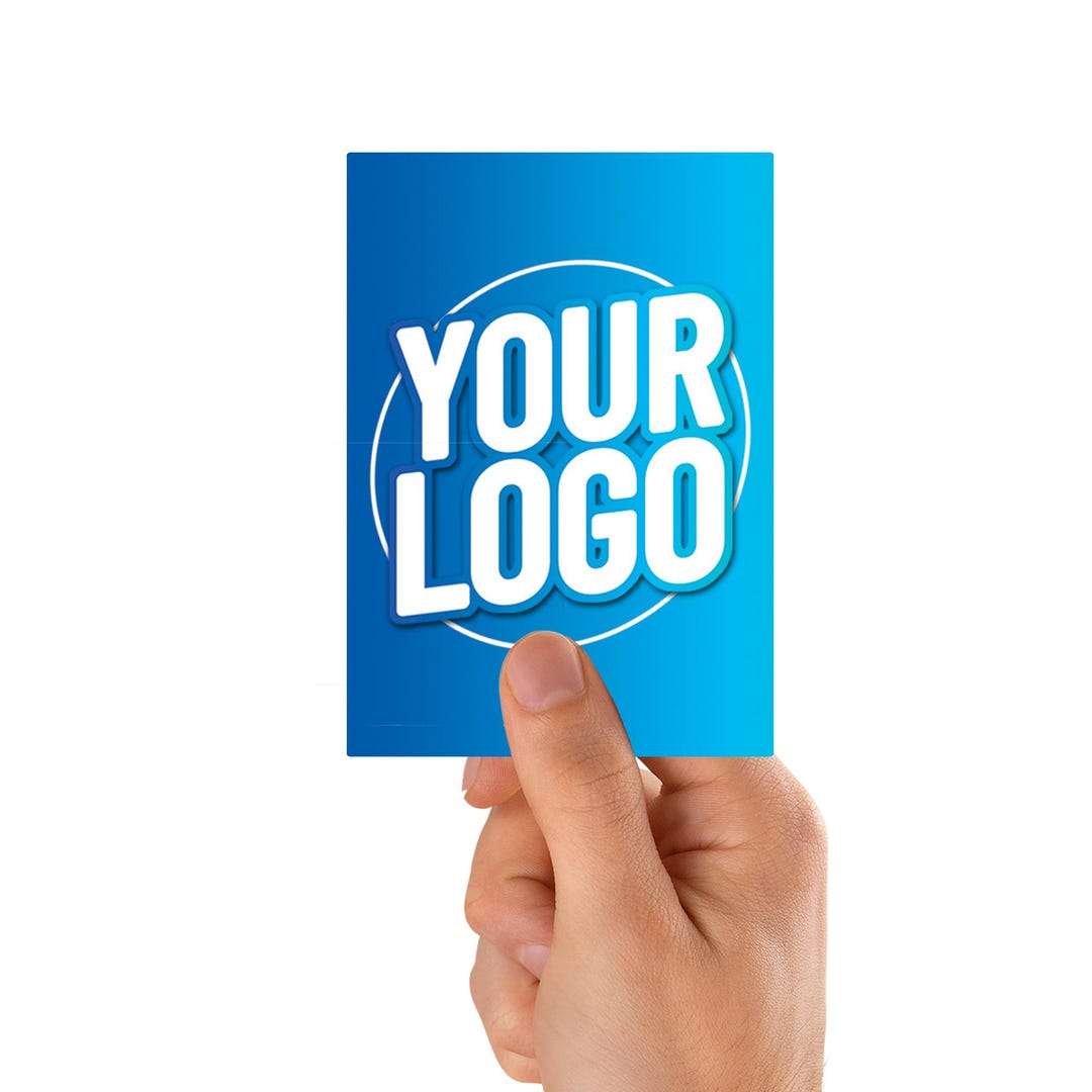 PERSONALISED 99mm X 139mm Labels - Custom Logo Stickers - Extra Large ...