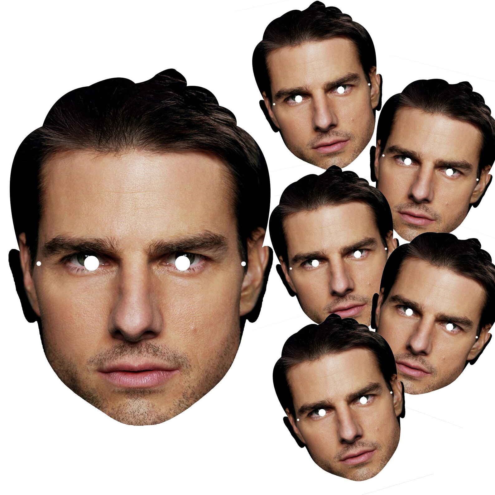 Personalised Photo Face Masks CUTOUT Party Accessory Hen | Etsy UK