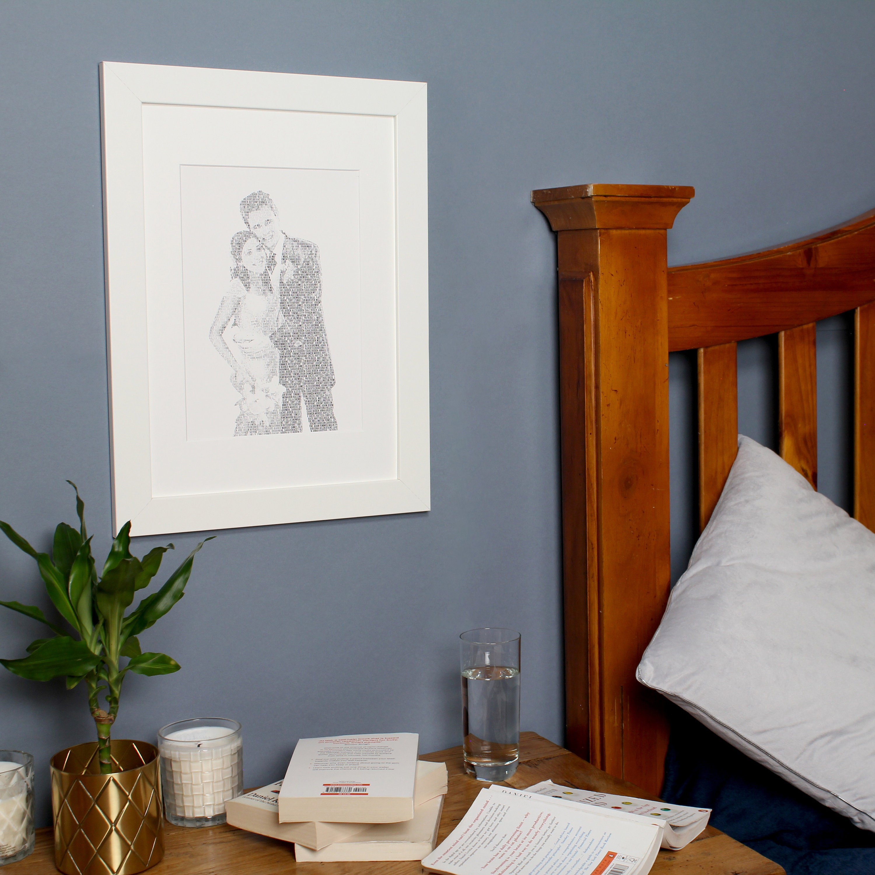 Personalised Word Art Portrait Ideal for Wedding Gifts or - Etsy