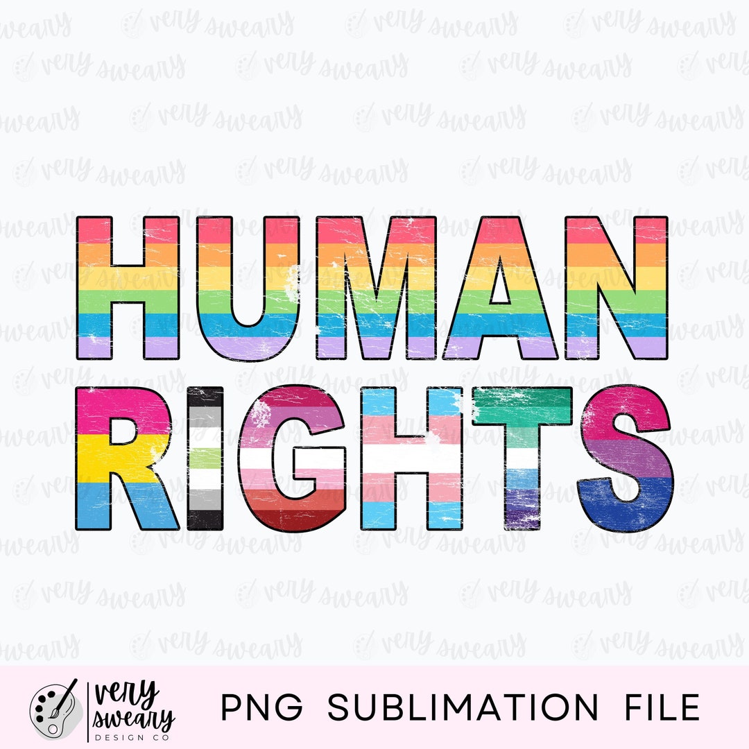 Human Rights Rainbow Flag PNG, Equal Rights, Pride Shirt Design, LGBT ...
