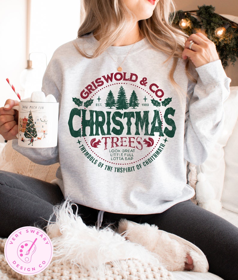 Retro Griswold Christmas Tree Farm, Clark Griswold PNG, Christmas Movie ...