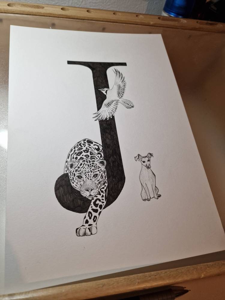 Bespoke, Hand Illustated Letters - Etsy