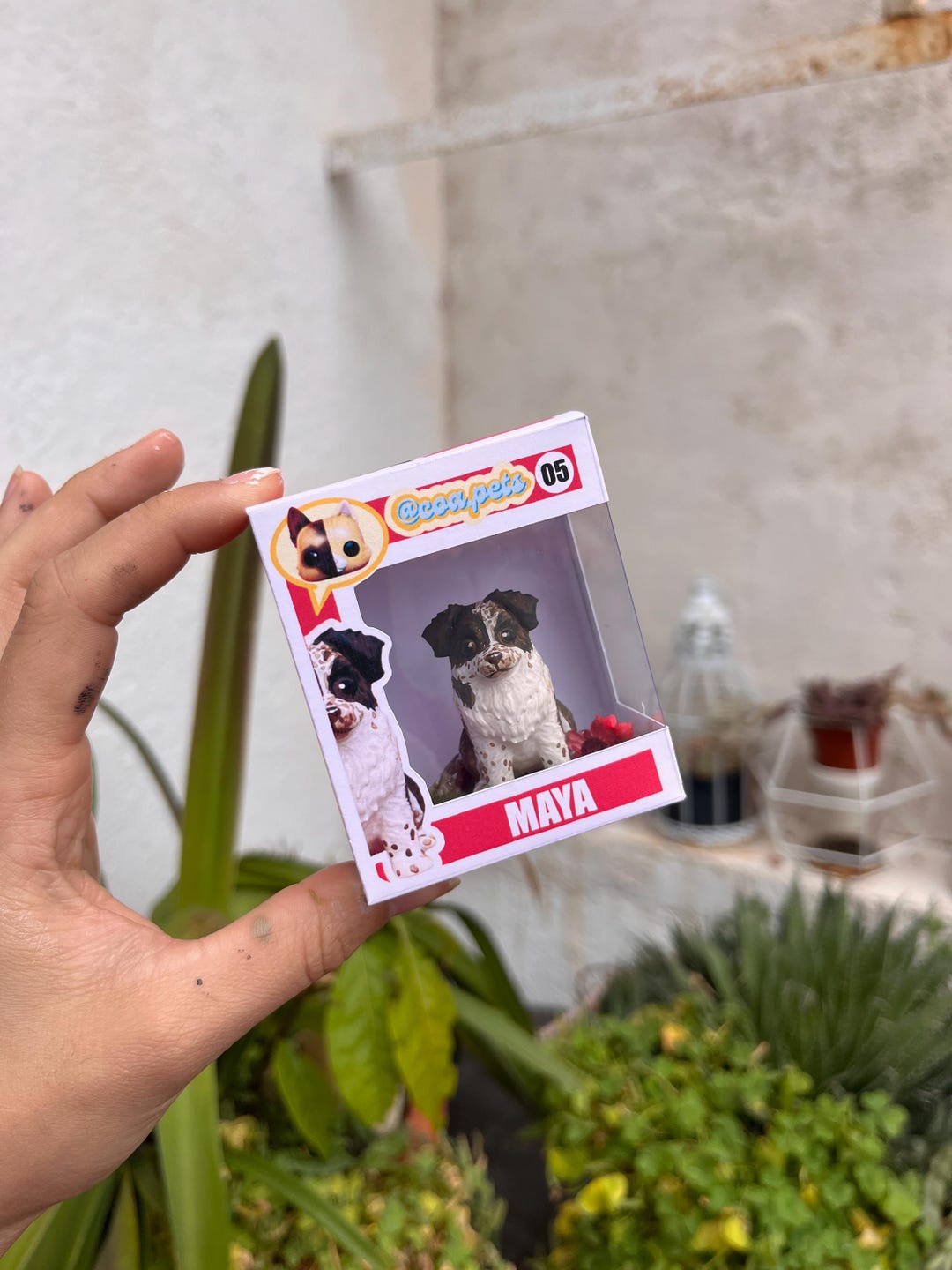 Border Collie Figure in Funko Pop Style and Toy, Custom Pet, Hand ...