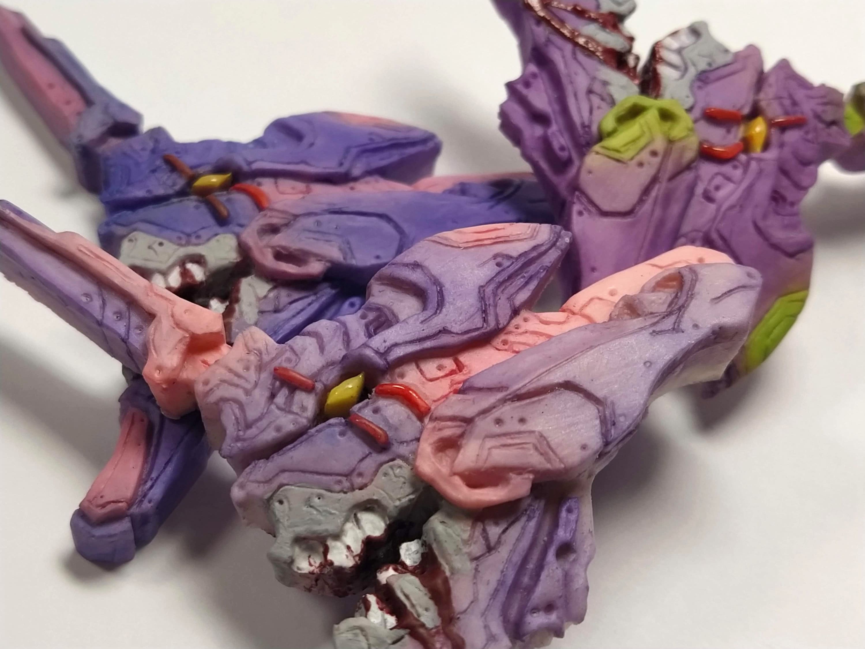 EVA unidad 01 Neo Genesis Evangelion Shinji Ikari robot - Etsy España