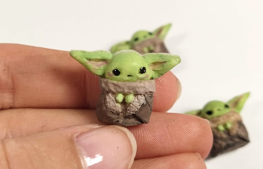 Baby Yoda Grogu Charm, Alien Baby Star Wars, Keychain, Baby Yoda ...