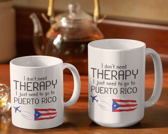 Puerto Rico Coffee Mug, Puerto Rican Art Mug, Puerto Rico Gifts, Puerto ...