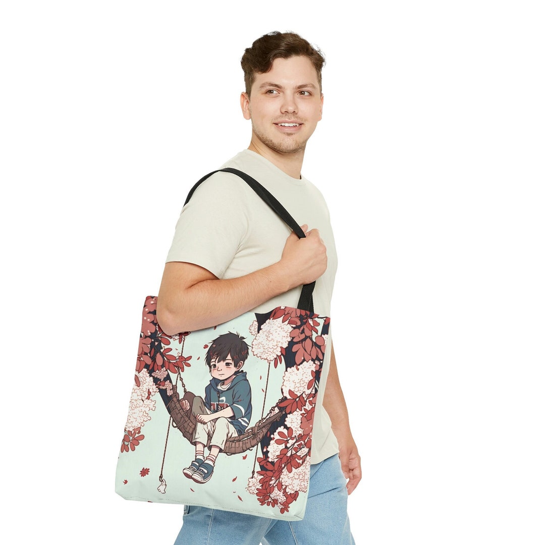 Omori Tote Bag - All Over Print, Durable Polyester, Boxed Corners - Etsy