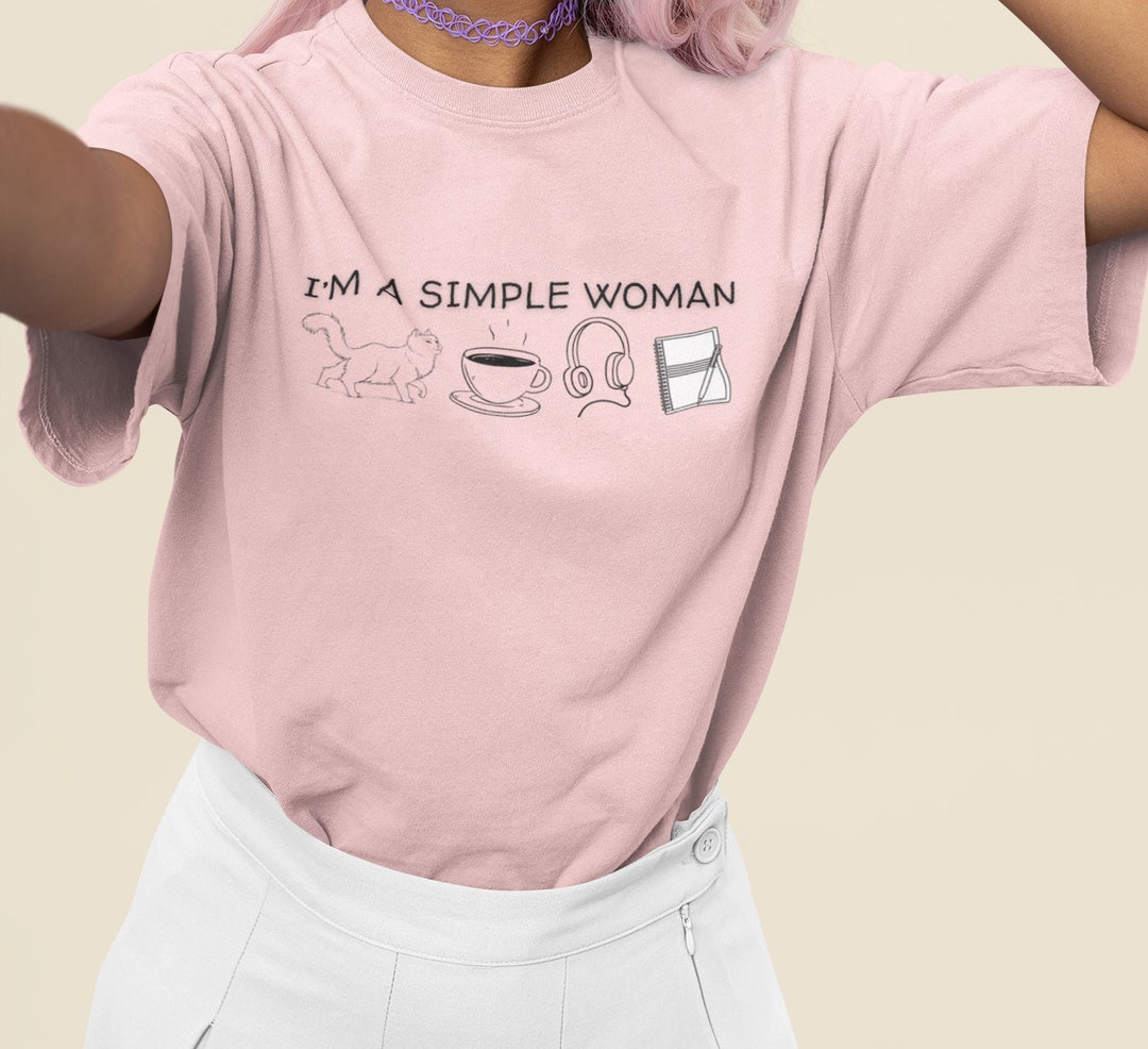 Im A Simple Woman Coffee Lover Shirt Simple Life Shirt Gift - Etsy