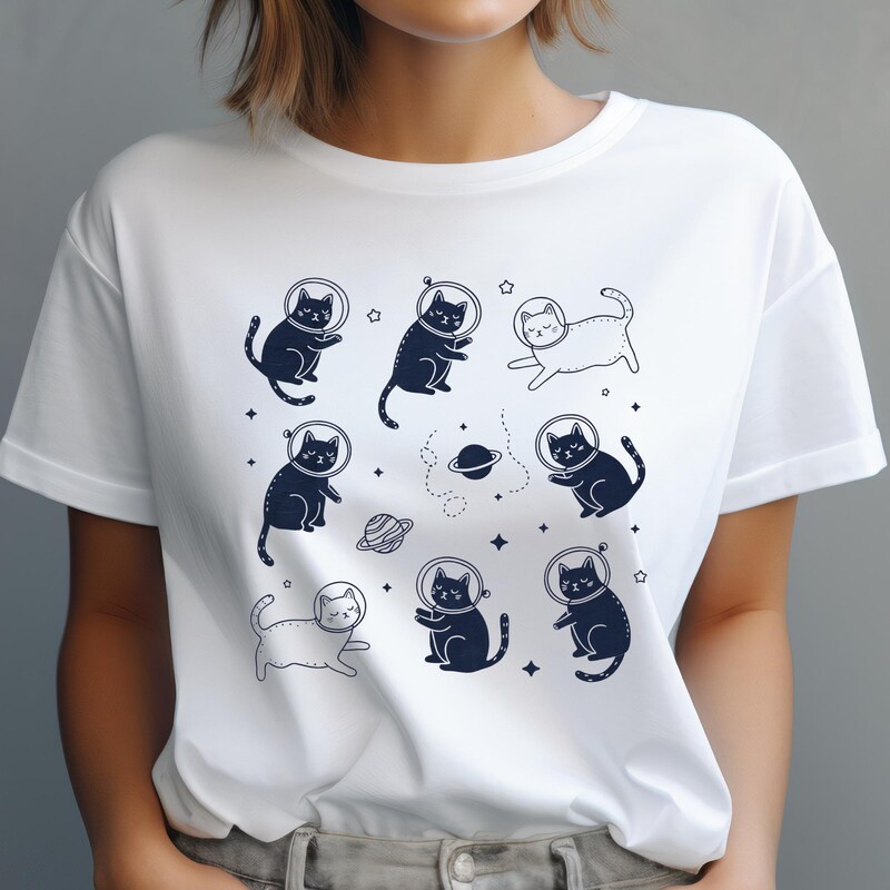 Space Cat Shirt - Etsy
