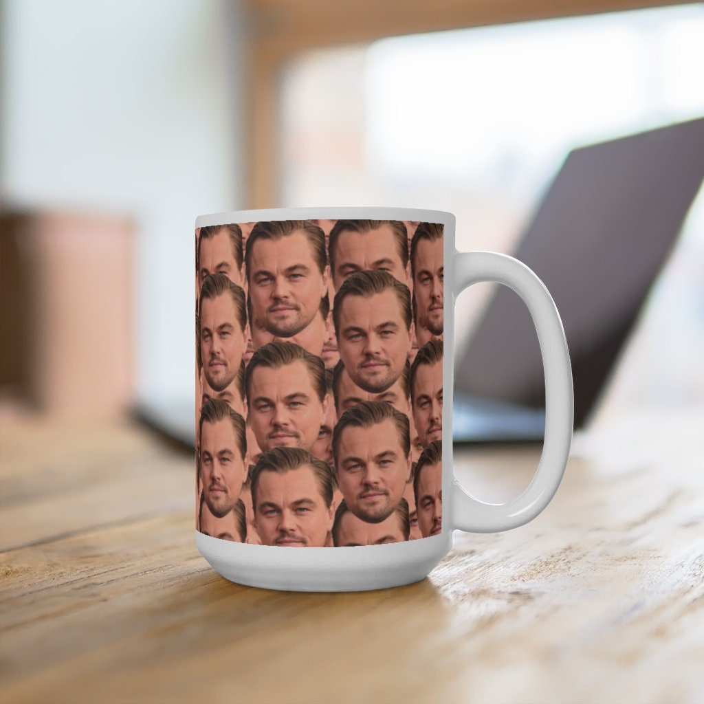 Leonardo Dicaprio Mug - Custom Celebrity Gift - 11 & 15 Oz - Leonardo ...