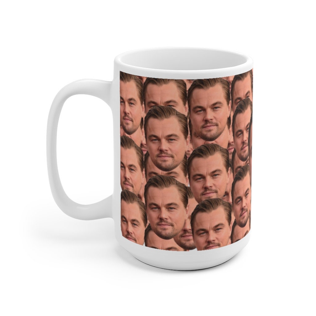 Leonardo Dicaprio Mug - Custom Celebrity Gift - 11 & 15 Oz - Leonardo ...