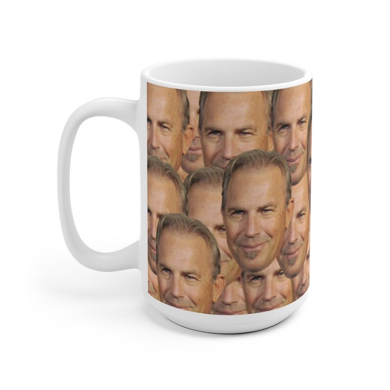 Kevin Costner Mug Custom Celebrity Gift 11 & 15 Oz Kevin - Etsy