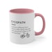 Bike Gift for Cyclists Bike Accent Coffee Mug, 11oz & 15oz Cycopath ...