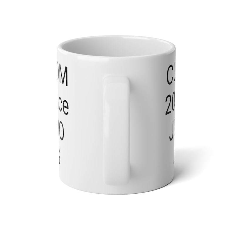 CUSTOM Large 20 Oz Coffee Mug Jumbo for Men or Women 20 Ounce Cup - Etsy