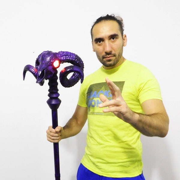 Skeletor Staff - Etsy
