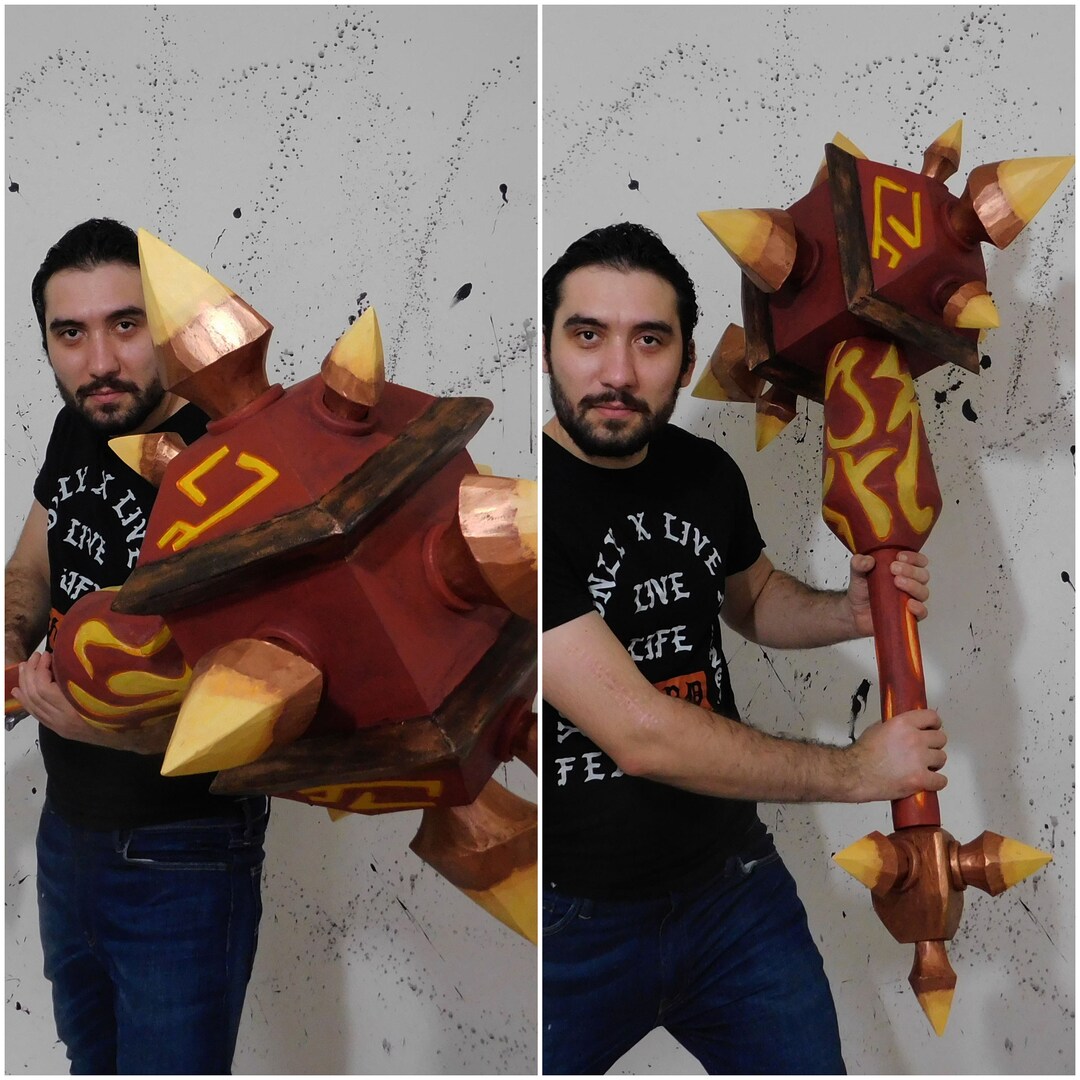 Custom Cosplay Mace Commission - Props Custom Order - Etsy