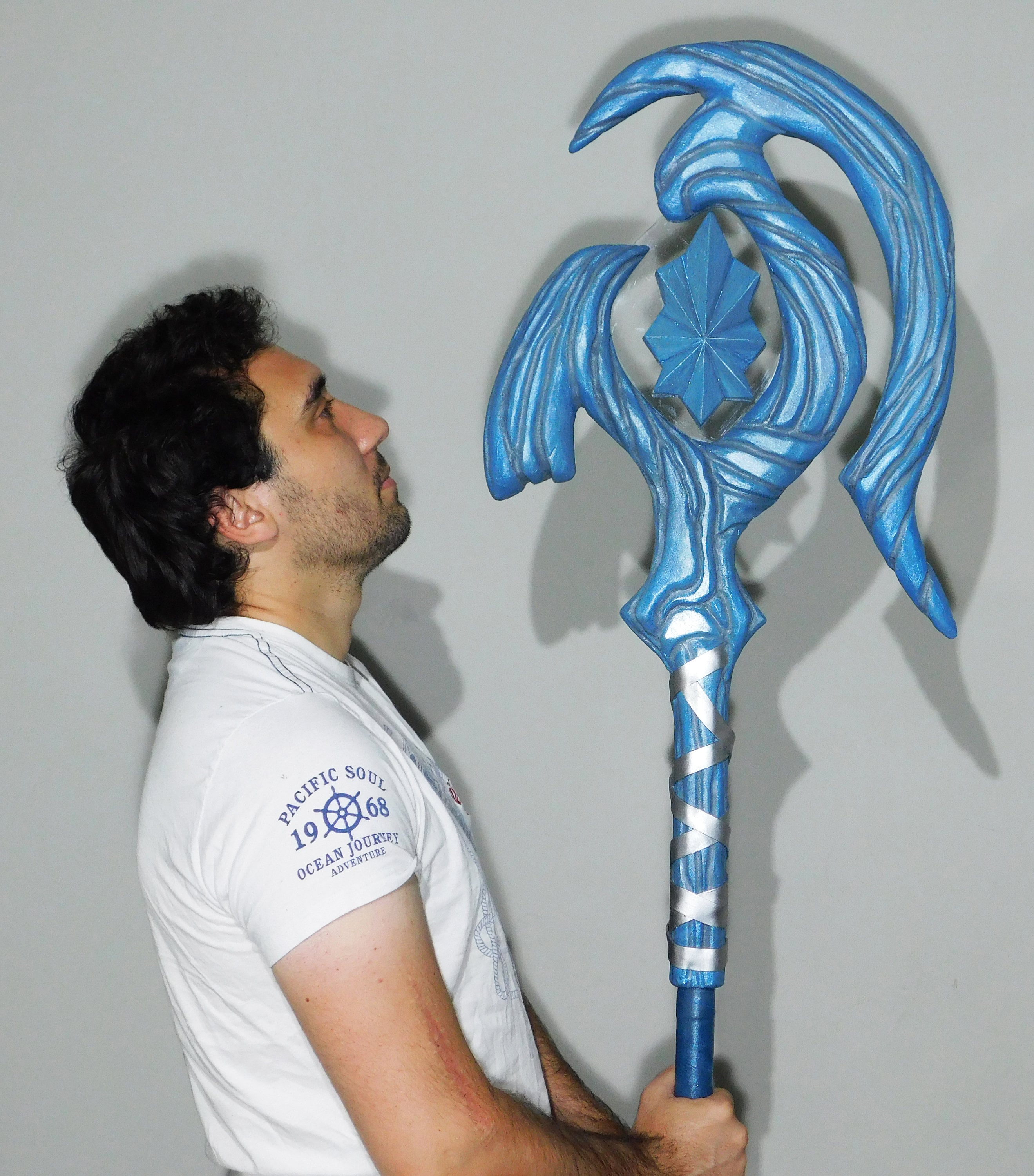 Custom cosplay staff commission cosplay props custom order | Etsy